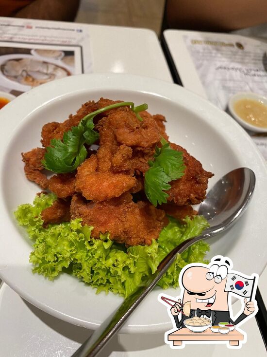 Menu at Bonchon restaurant, Bangkok, 55 ถนน ศรีนครินทร์