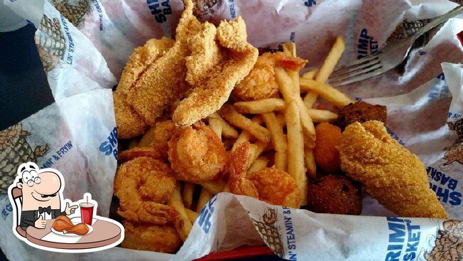 Menu at Shrimp Basket restaurant, Tuscaloosa