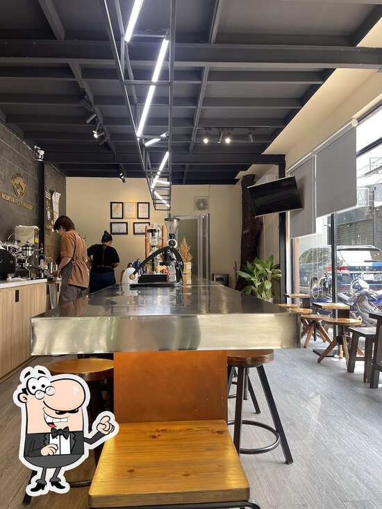 Menu at Mountain Pearl Roastery restaurant, Ho Chi Minh City