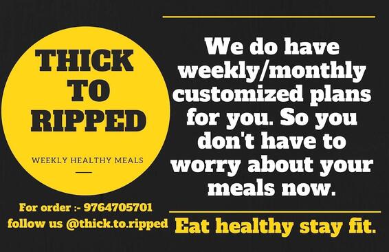 Menu at Cafe Thick to Ripped, Mapusa