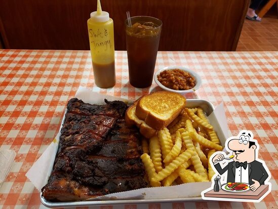 Menu at Derrick's BBQ, Live Oak