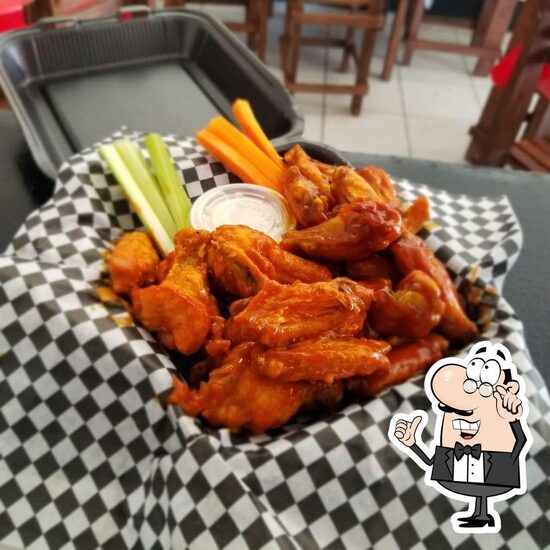 Menu at Golden Wings restaurant, Saltillo
