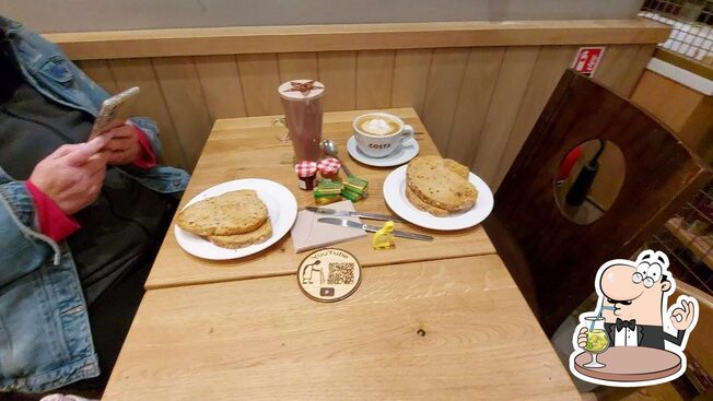 Menu at Costa Coffee, Bristol, Drive Thru, Fieldfare