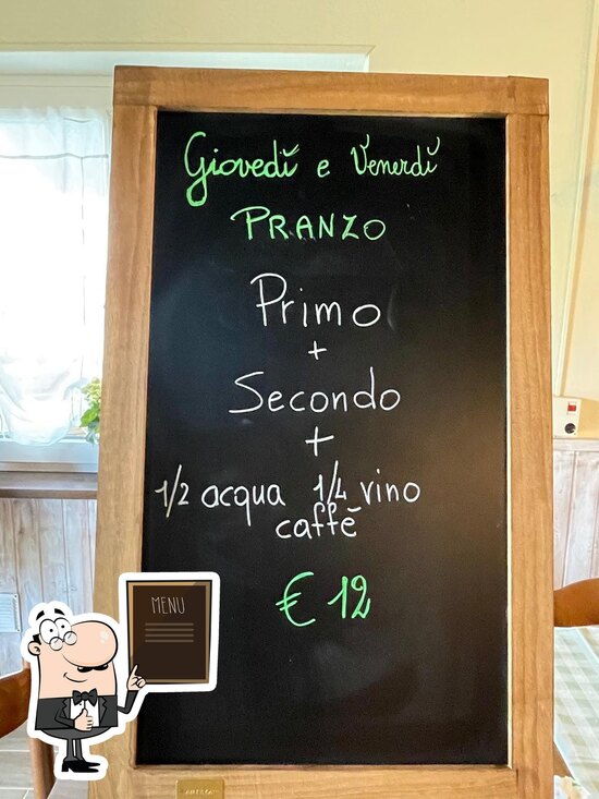Menu da Ai Capperi ristorante, Cinzano