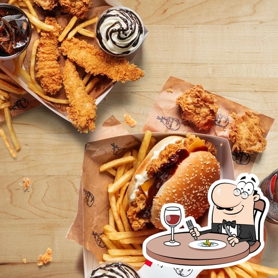 Menu at KFC fast food, Sant Antoni de Portmany, Avinguda del Doctor Fleming