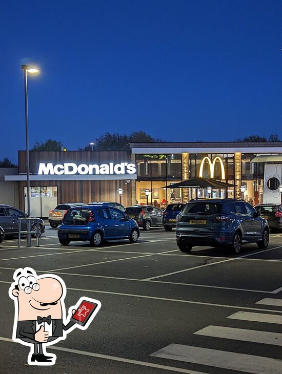 Menu at McDonald's restaurant, Oakham