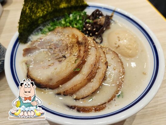 Menu at Issho Ramen restaurant, Hong Kong