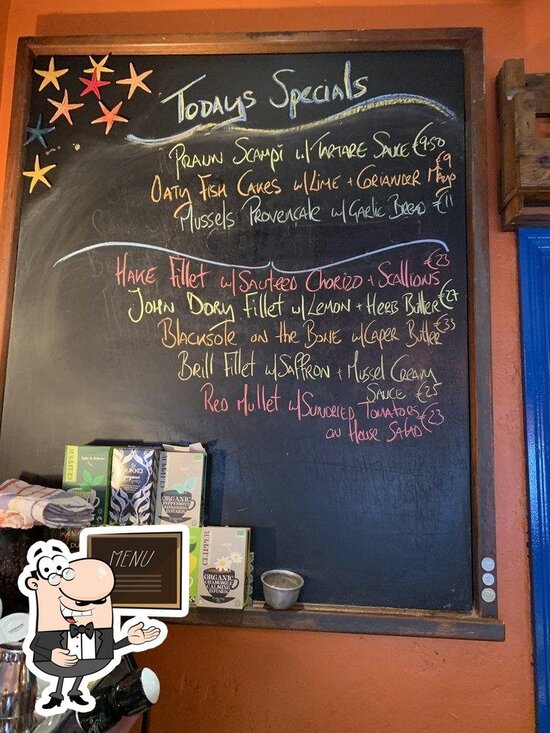 Menu at Fish Kitchen restaurant, Bantry