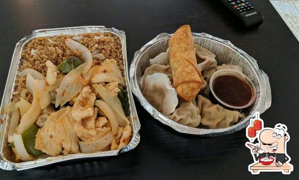 Menu at New China One restaurant, Detroit