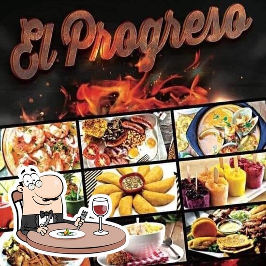 Menu at El Progreso- Elepant & Castle cafeteria, London