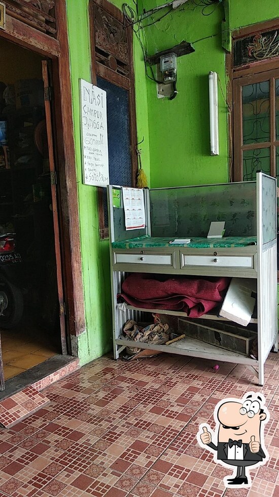 Menu at Nasi Campur Jingga restaurant, Malang