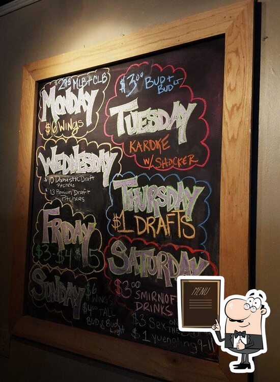 Menu at The Blackboard Cafe, Windsor Locks