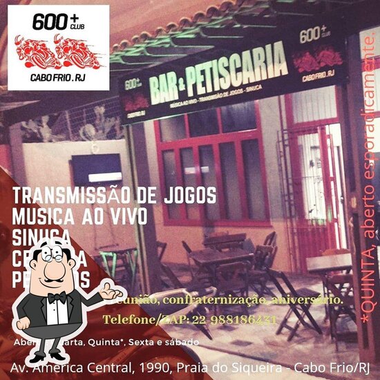 600 + Club, Cabo Frio - Menú del restaurante, precios y reseñas