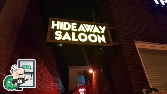 Menu at The Hideaway Saloon pub & bar, Louisville