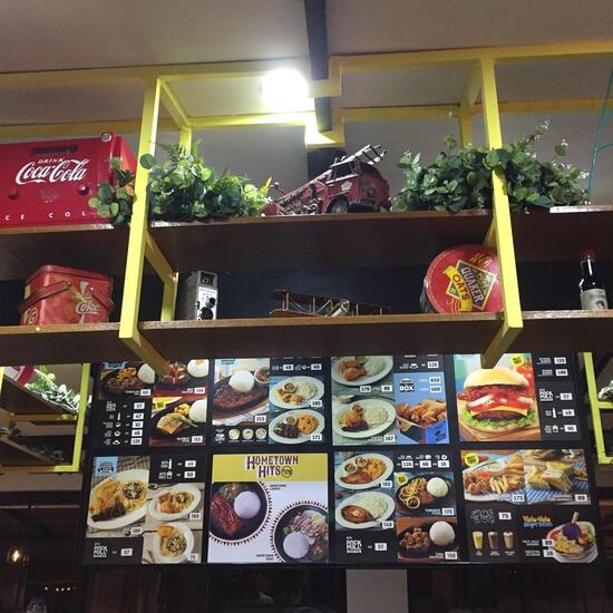 Menu at Bigg’s Diner restaurant, Naga, Barlin St.