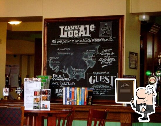 Menu at The Britannia Inn - JD Wetherspoon pub & bar, Plymouth