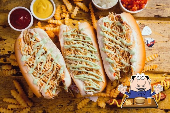 Menu at Johnny Hot Dog restaurant, Florianópolis