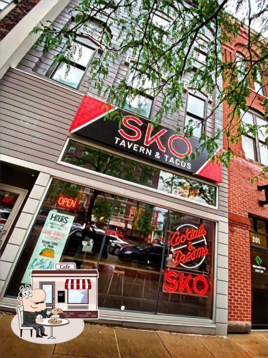 Menu at SKO Downtown pub & bar, Cedar Rapids