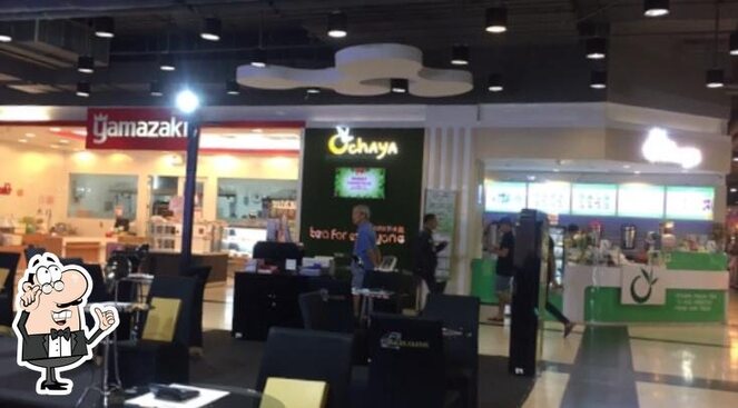 Menu at Ochaya Tea cafe, Rayong