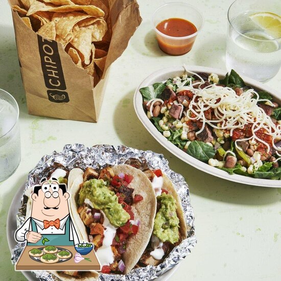 Menu at Chipotle Mexican Grill fast food, Azusa, W Foothill Blvd