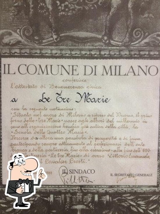 Le Tre Marie, Milano - Menu del ristorante, prezzi e recensioni