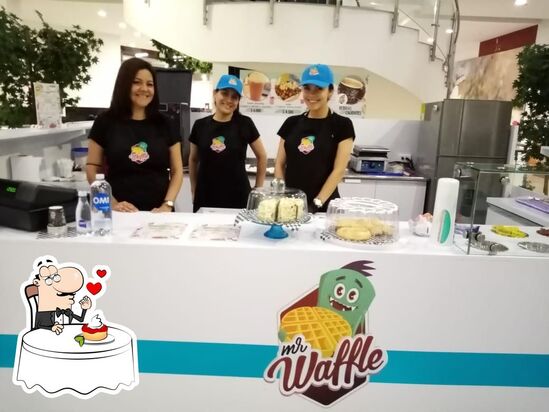 Menu at Mr Waffle cafeteria, Piedecuesta