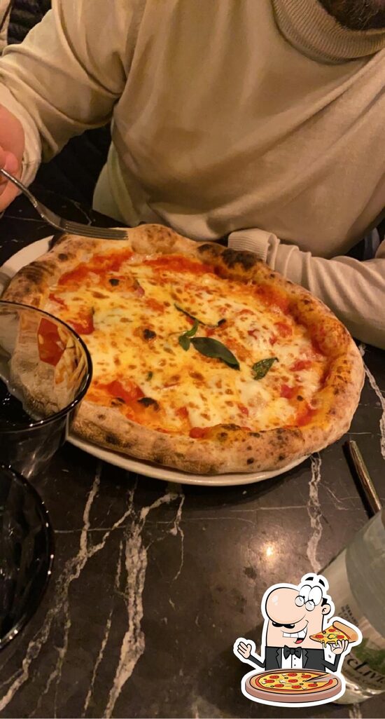Menu at La pizza, Mons