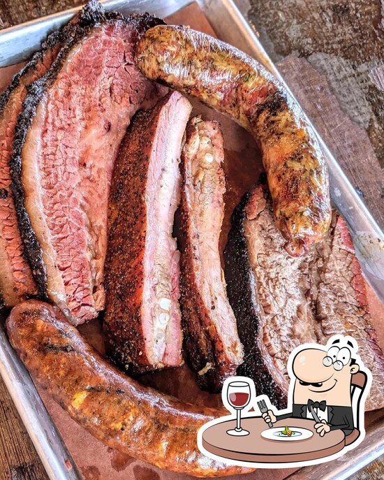 Menu at Truth BBQ, Houston