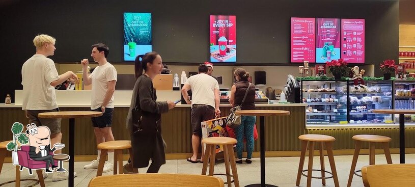 Menu at Starbucks Cavendish Square, Cape Town