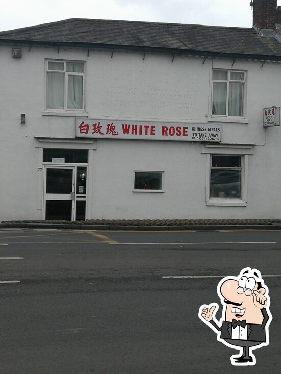 Menu at The White Rose fast food, Stourbridge