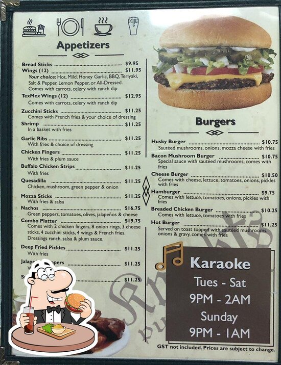 Menu at Knights Pub & Grill and LIQUOR OFF SALE, Edmonton