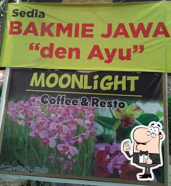 Menu at Moonlight Cafe. Kopi dan Bakmie Jawa, Sendangadi