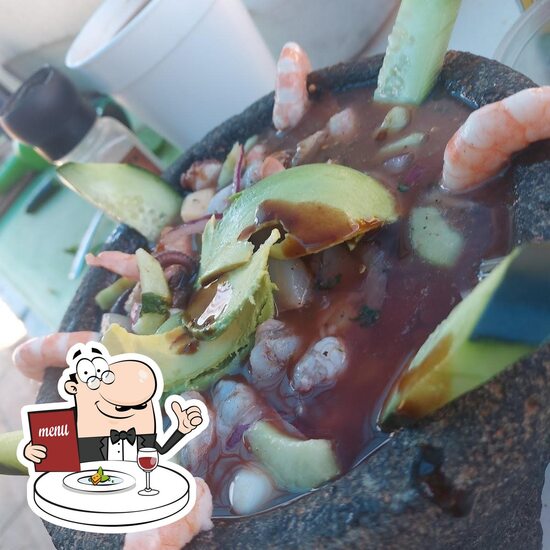 Menu at Mariscos Los Aldar's restaurant, Chihuahua