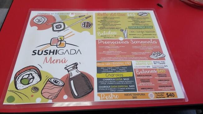 SushiGada restaurant, Ciudad Juarez, Blvd. Oscar Flores 1700 ...