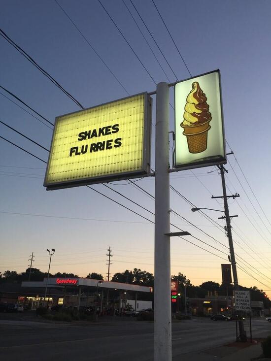 Menu at The Cone Shoppe desserts, Grand Rapids
