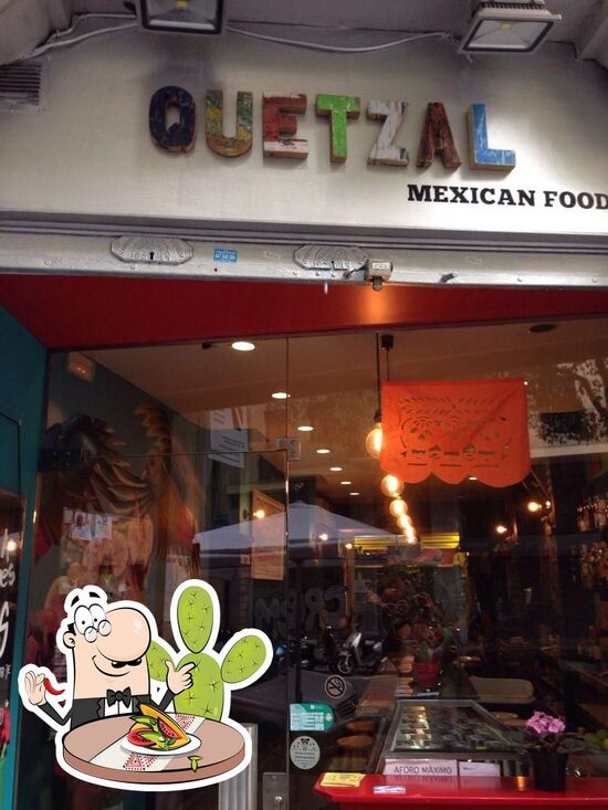 Menu at Quetzal restaurant, Barcelona