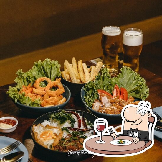 Menu at Joint Bar Chatuchak, Bangkok