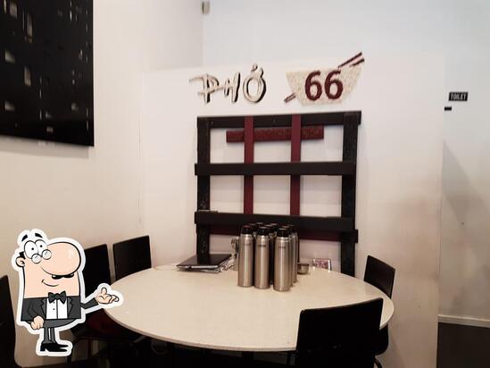Menu at Pho 66 restaurant, Carnegie