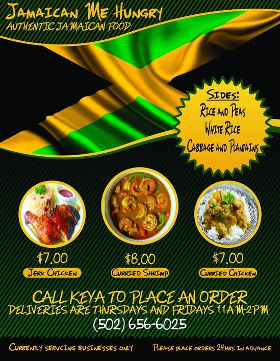 Menu at Jamaica Me Hungry restaurant, Radcliff