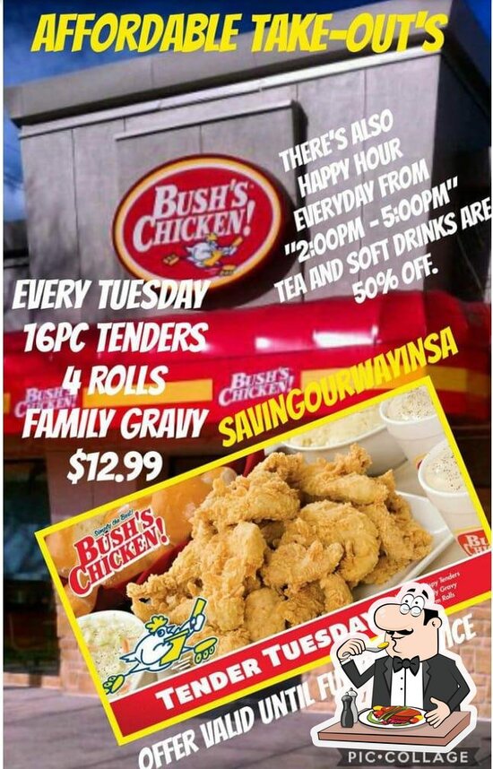 Bush's Chicken, 1009 E Crest Dr in Waco - Restaurant menu and reviews
