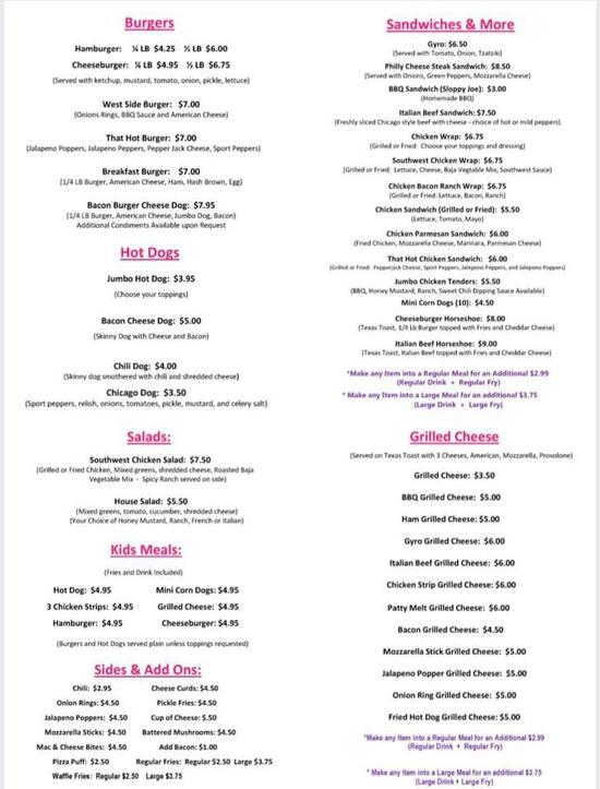 Menu at Grandma Rosie's - Plano, Plano