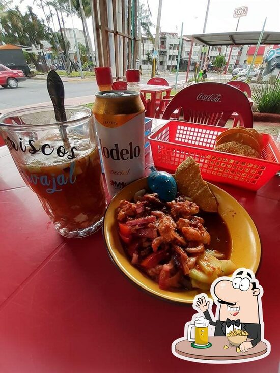 Menu at Mariscos Carvajal restaurant, Tepic