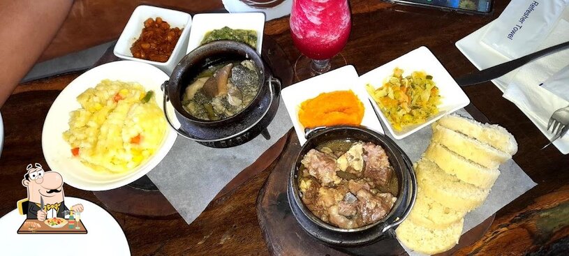 Menu at Coyotes Lounge restaurant, Nelspruit