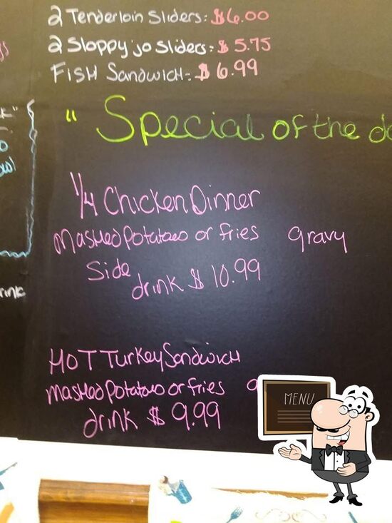 Menu at Krazy Rayz Smokehouse restaurant, Hancock