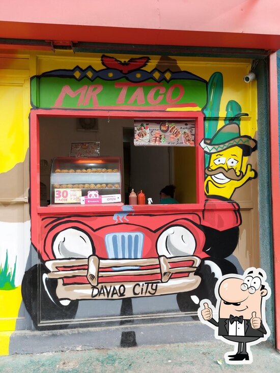 Menu at MR Taco restaurant, Davao City