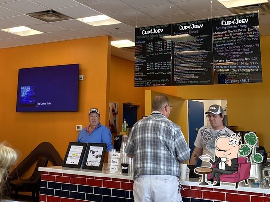 Menu at Cup of Joey cafe, Mesa