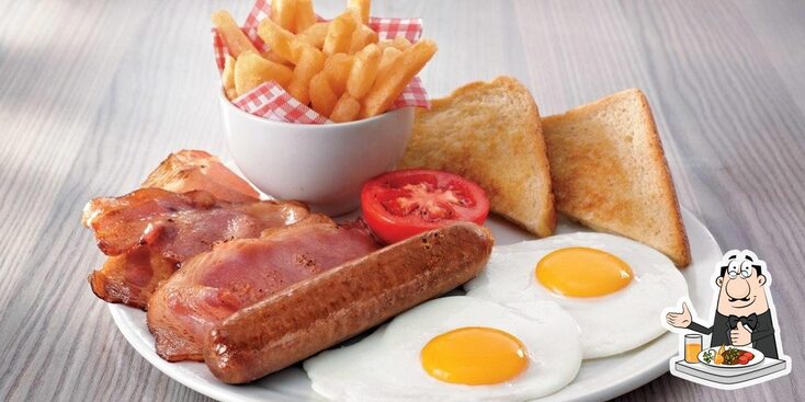 Menu at Wimpy restaurant, Johannesburg, Gauteng