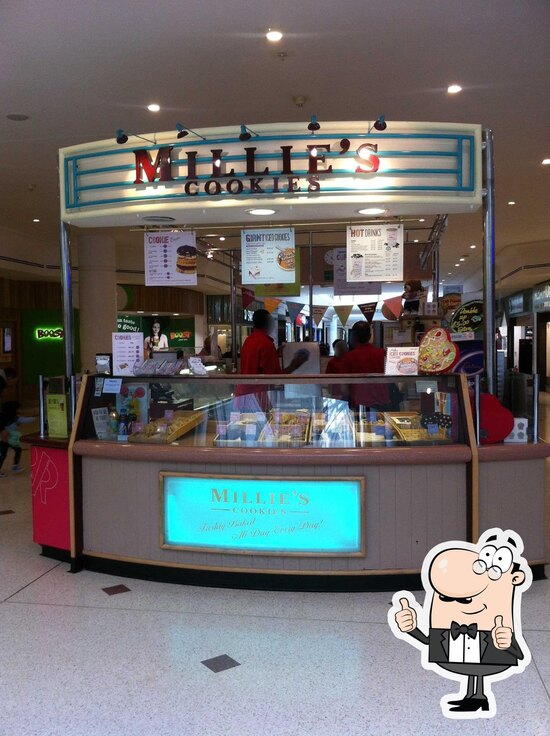 Menu at Millies Cookies, Bromley, 68 The Glades Shopping Centre High Street