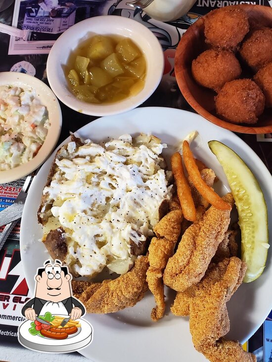 Menu at Fred's Fish House restaurant, Batesville