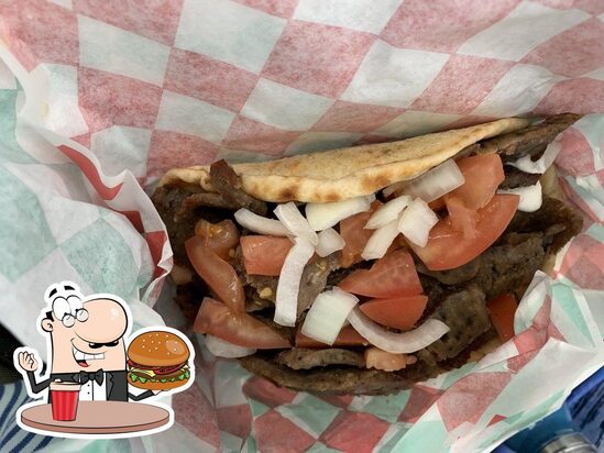 Menu at Uncle Benny's Gyros restaurant, East Moline